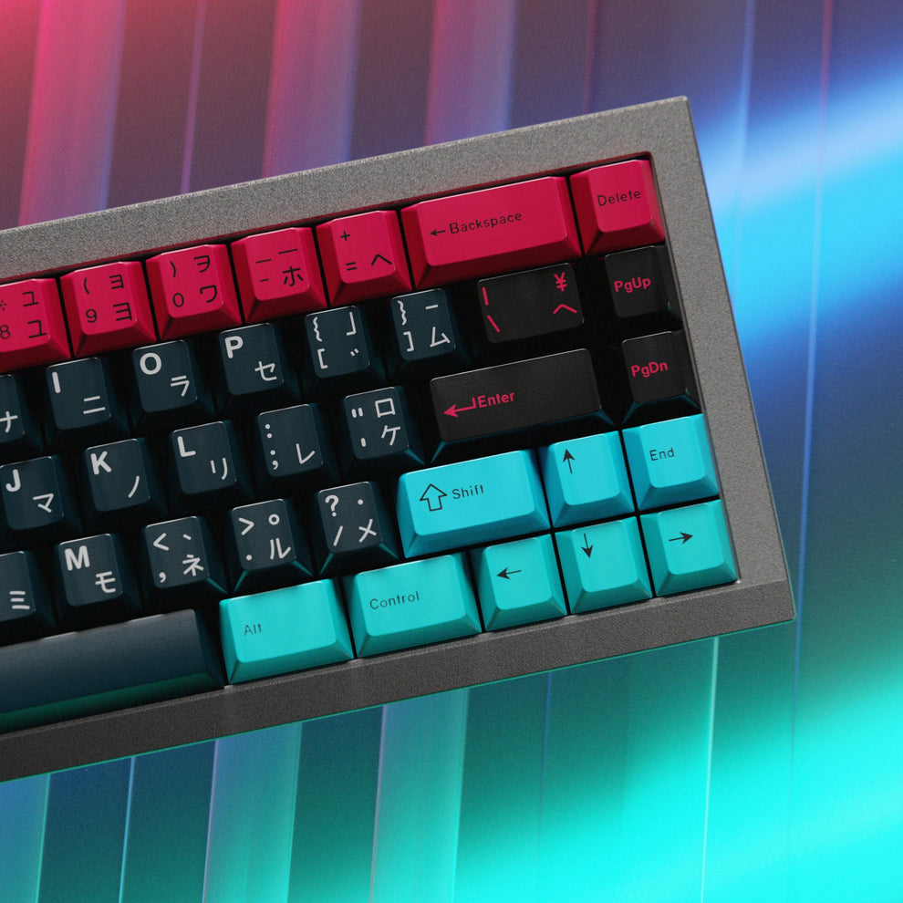 GMK Neon Nights Keycap Set, Cherry Profile, Dye Sub PBT – Nouvolo