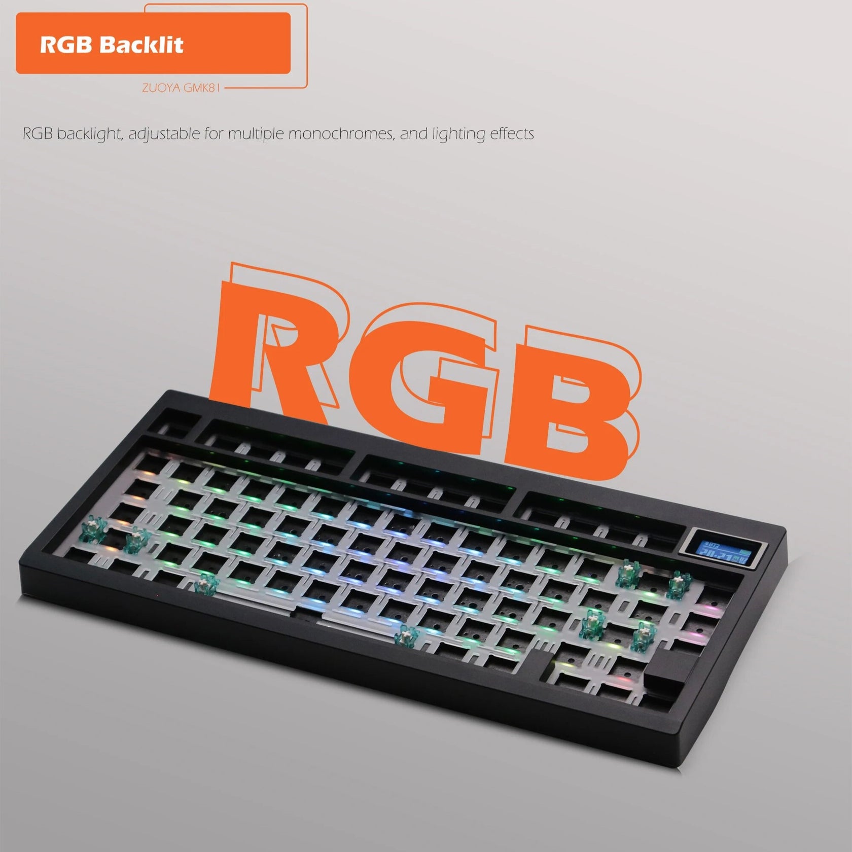 Zuoya GMK81 Mechanical Keyboard with LED Screen – Nouvolo