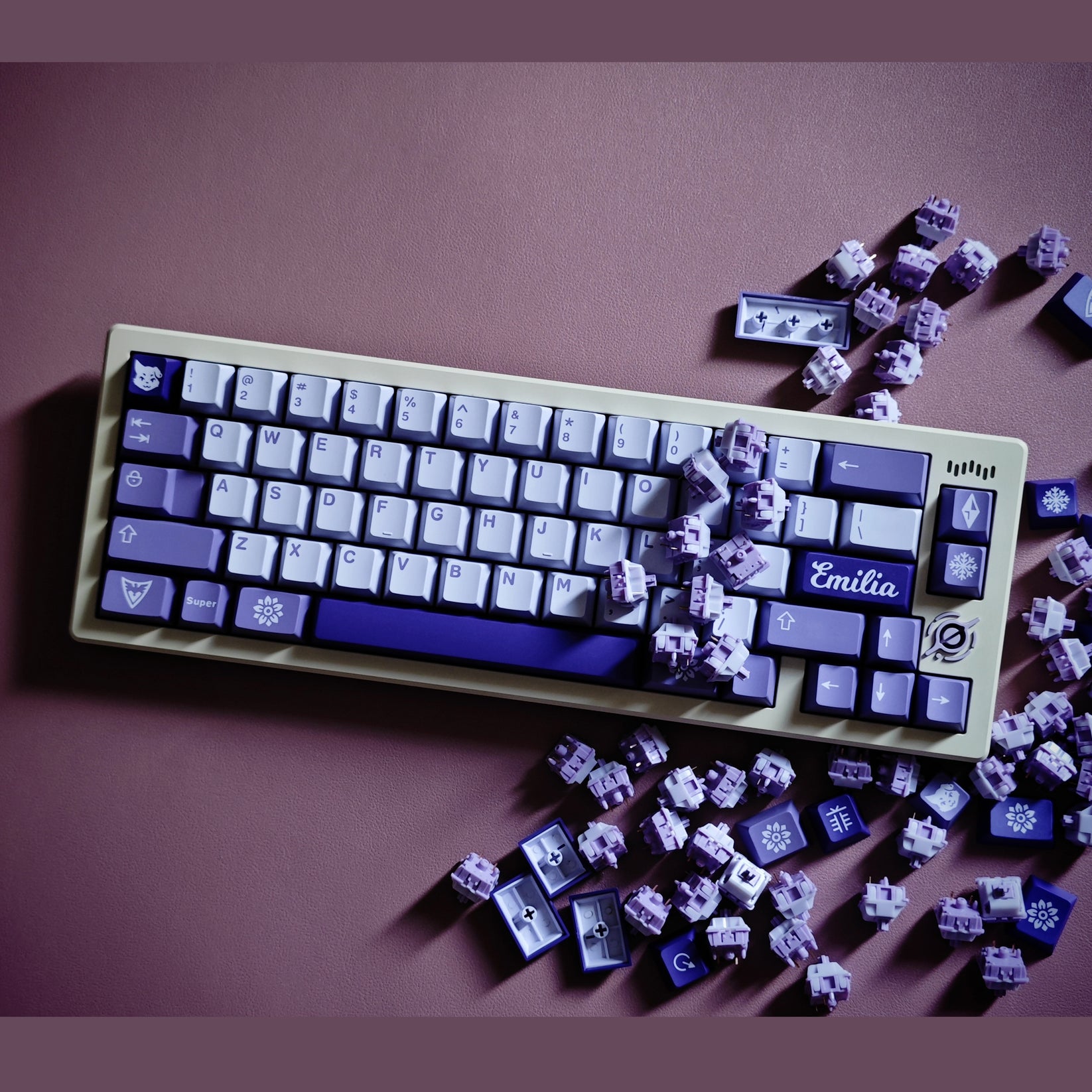 Aifei Emilia Keycap Set, Cherry Profile, Double Shot ABS – Nouvolo