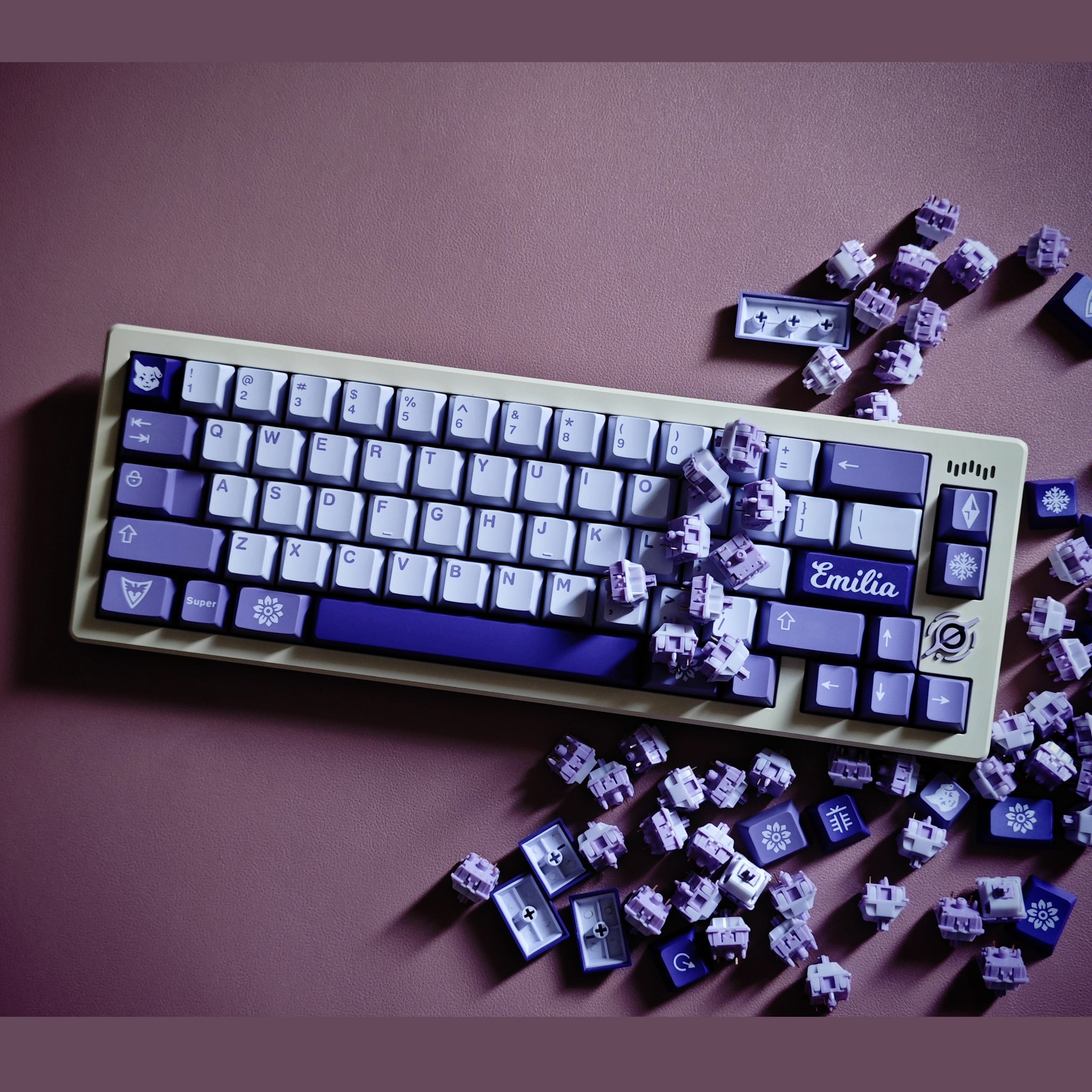 Aifei Emilia Keycap Set, Cherry Profile, Double Shot ABS – Nouvolo