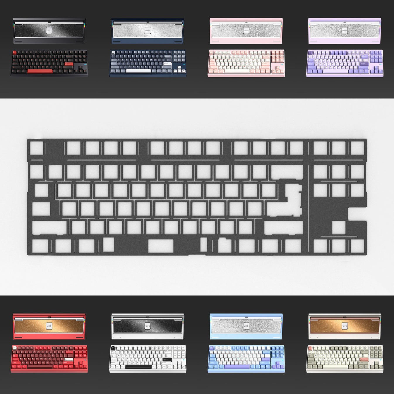 WOBKEY Crush 80 Keyboard, ANSI/ISO Switch Plate – Nouvolo