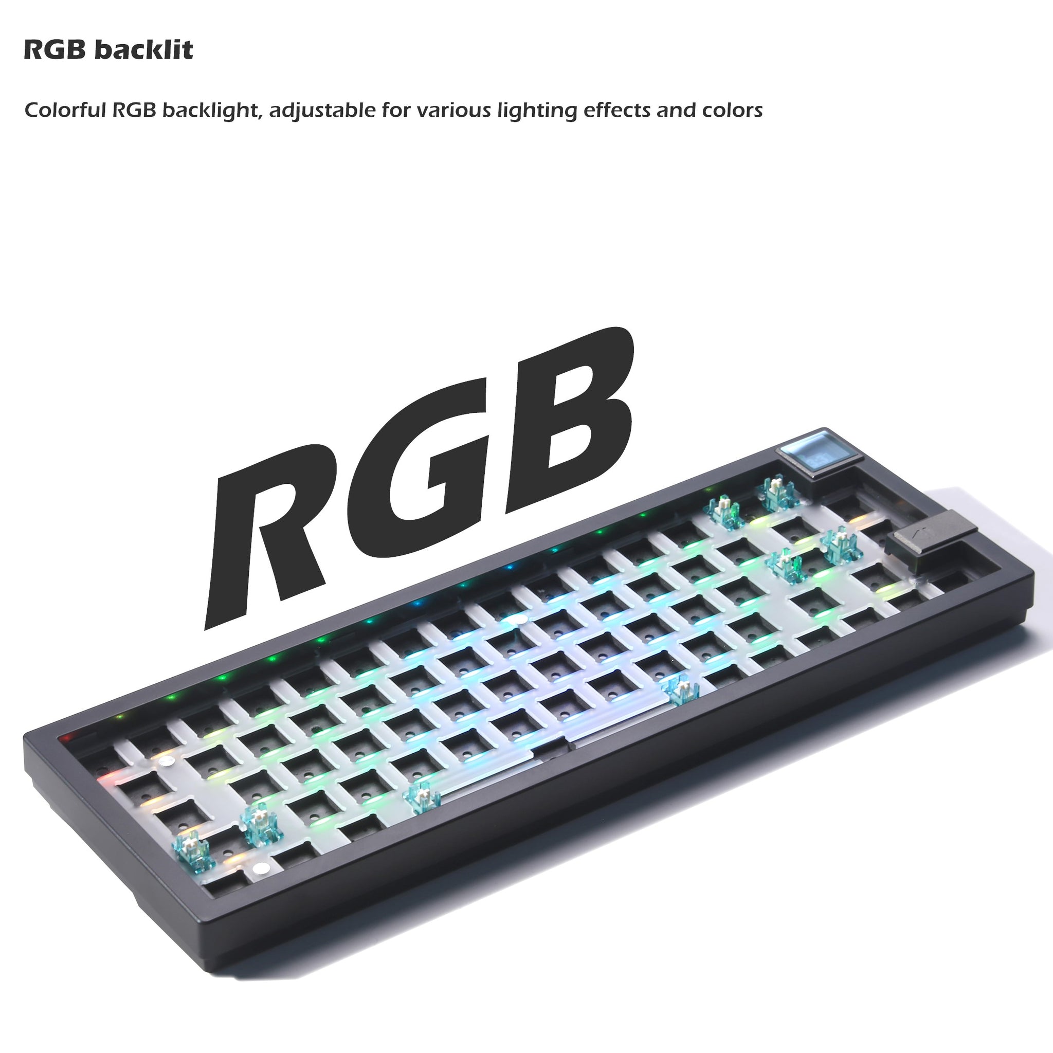 GMK67-S Mechanical Keyboard Barebone with LED Screen – Nouvolo