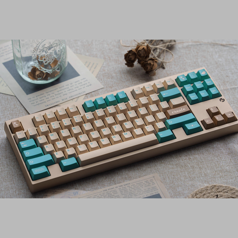 GMK Earth Tones Keycap Set, Cherry Profile, PBT Dye Sub Key Cap – Nouvolo