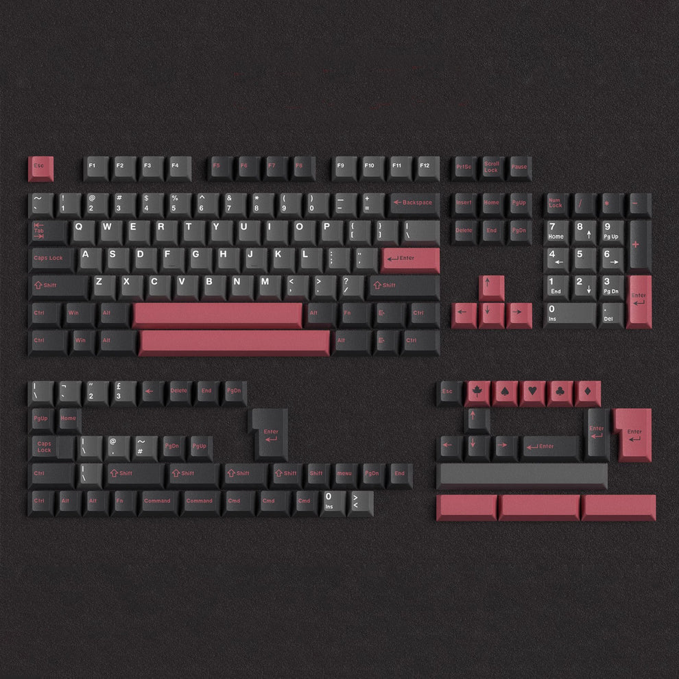GMK Evil Dolch Keycap Set, Cherry Profile, Double Shot ABS Key Cap ...