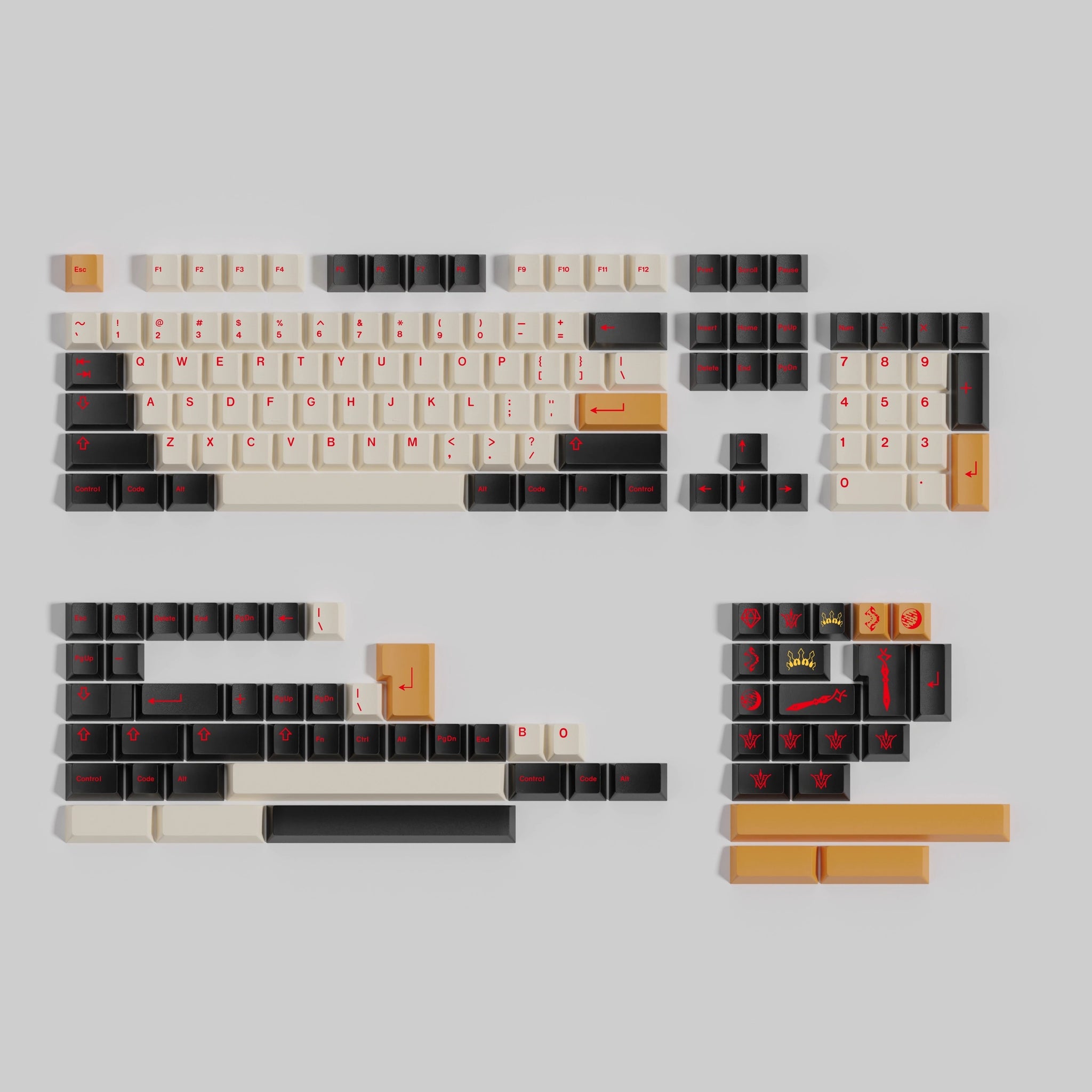 GMK Ishtar Keycap Set, Cherry Profile, Dye Sub PBT Key Cap – Nouvolo