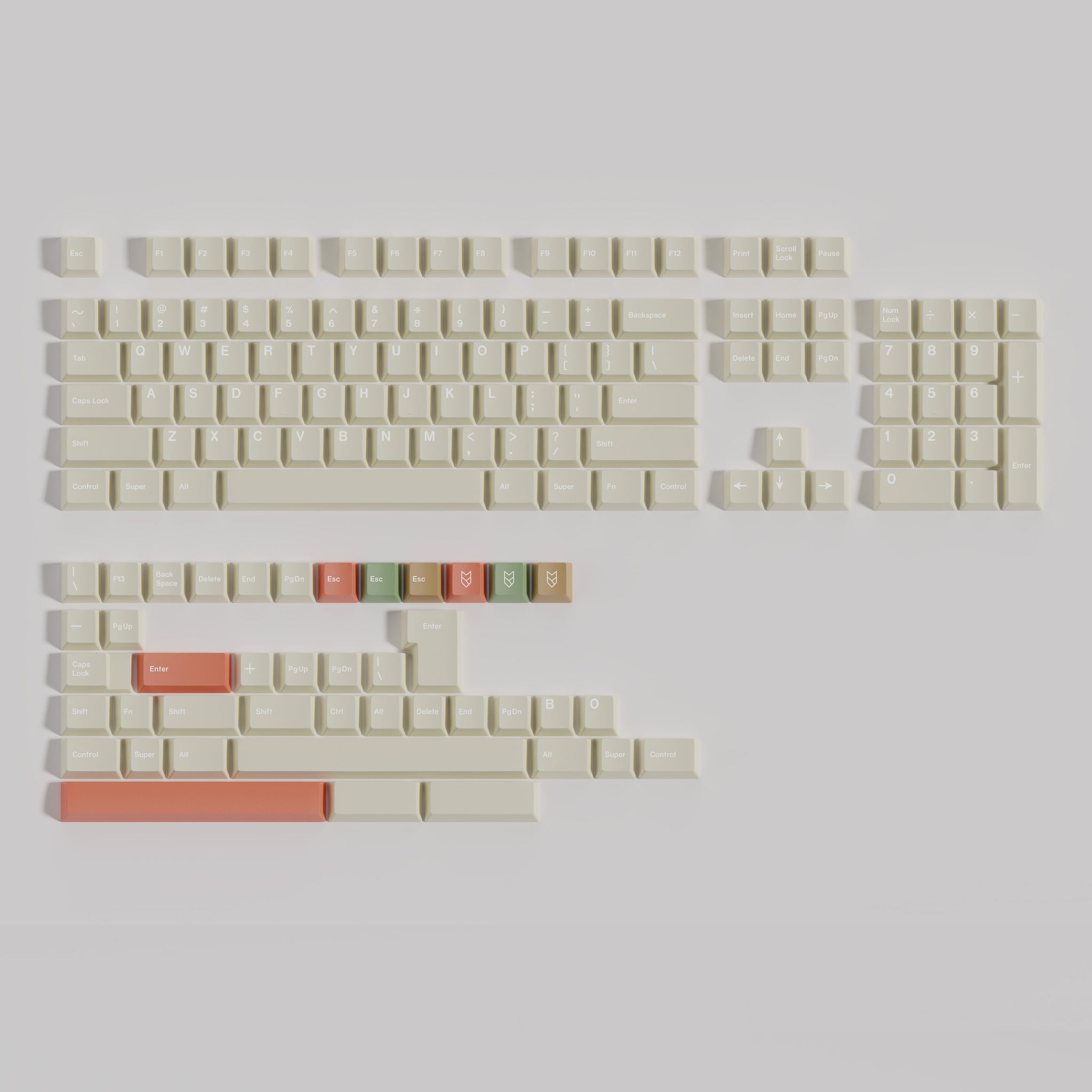 GMK Modern Material Keycap Set, Cherry Profile, Dye Sub PBT – Nouvolo
