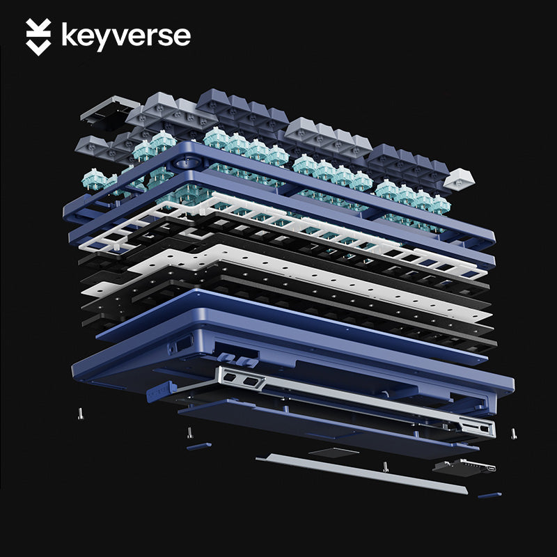 Keyverse Infi75 Mechanical Keyboard with Knob & LED Screen – Nouvolo