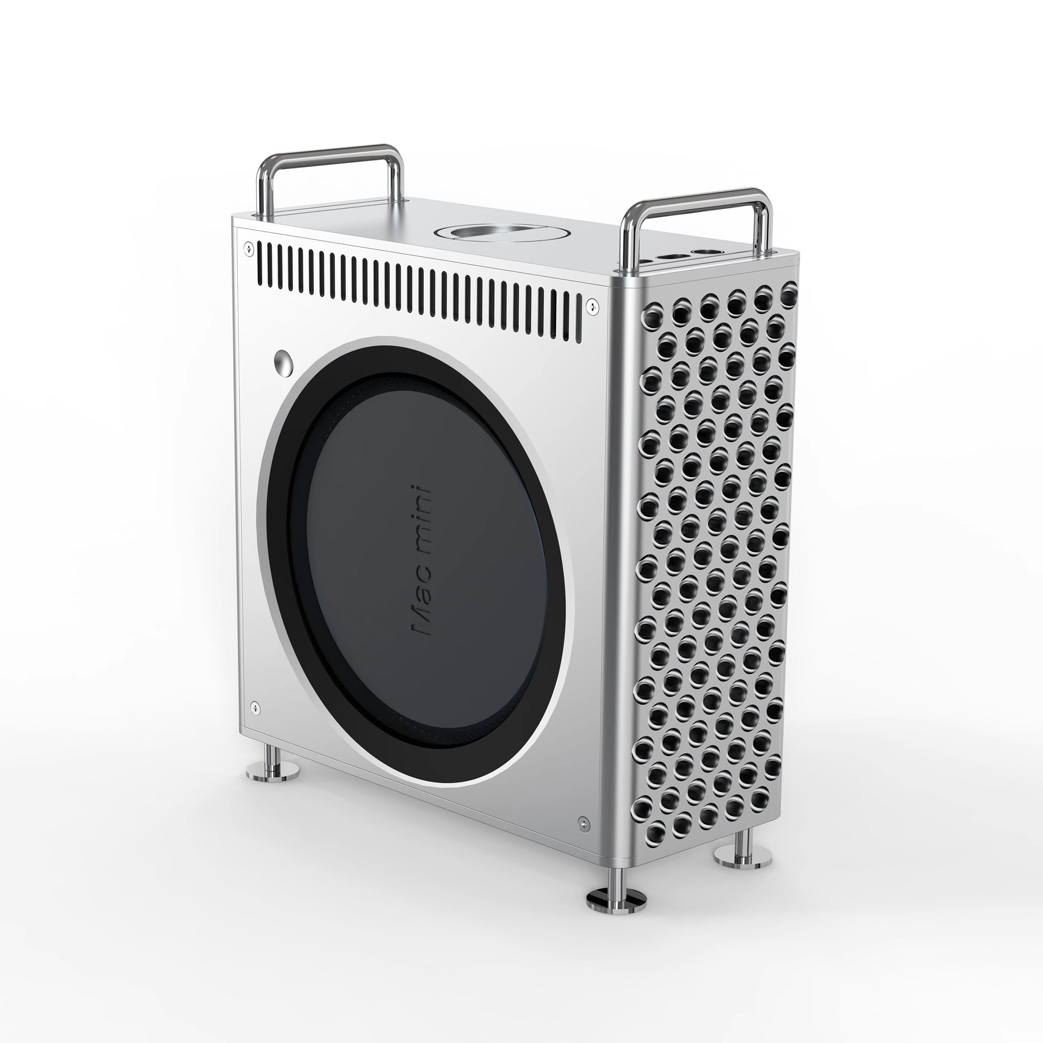 CNC Aluminum Case for 2024 Mac Mini M4 (Mac Pro Style) – Nouvolo