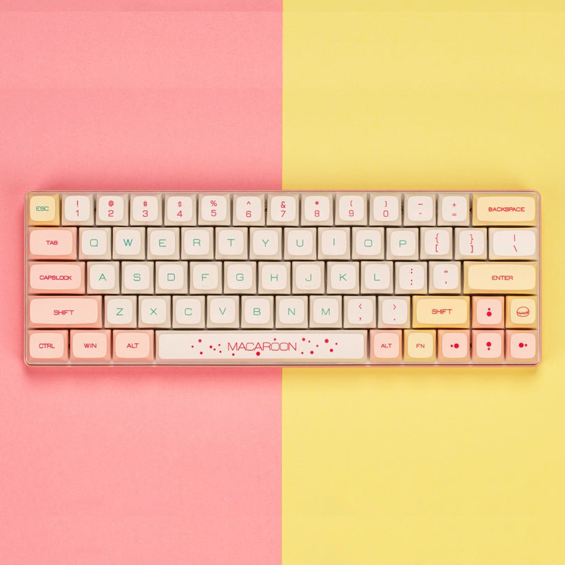 Macaron Keycap Set, XDA Profile, PBT Dye Sub – Nouvolo