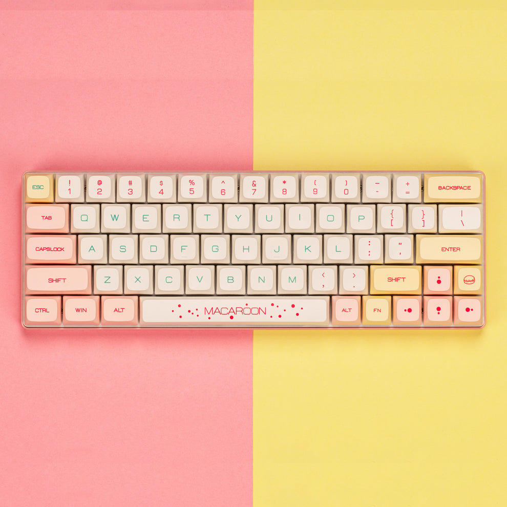 Macaron Keycap Set, XDA Profile, PBT Dye Sub – Nouvolo