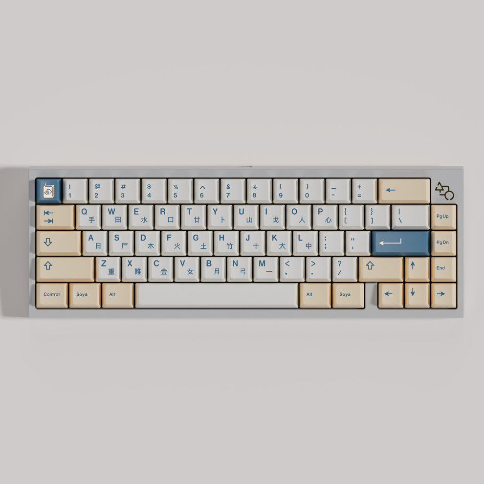 GMK Soyamilk Keycap Set, Cherry Profile, Dye Sub PBT – Nouvolo