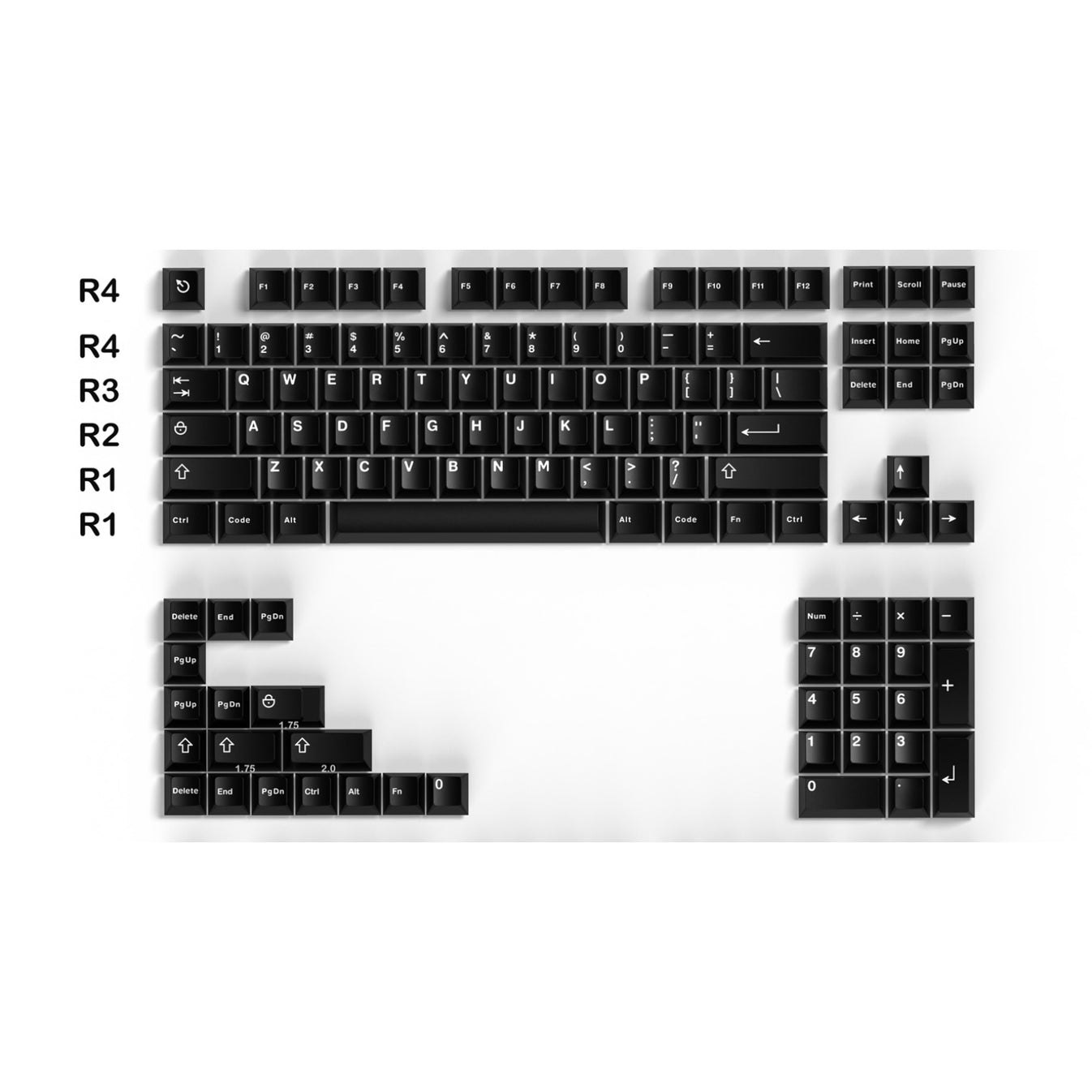 GMK WOB+BOW Keycap Set, Cherry Profile, Double Shot PBT – Nouvolo